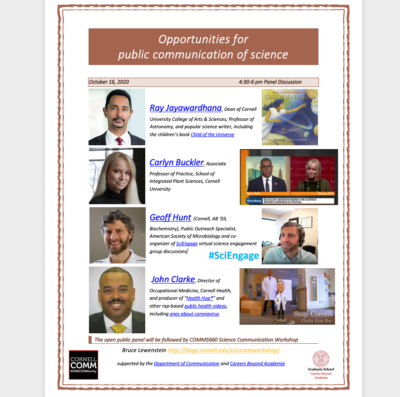 Science Communication Workshop : Careers Beyond Academia