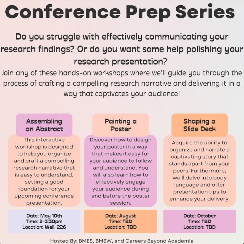 Conference Prep Series: Assembling an Abstract : Careers Beyond Academia